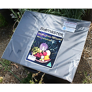 Kitchen Waste Wizard Mini Composter (100% Recycled Material, 10” Width x 18” Height)