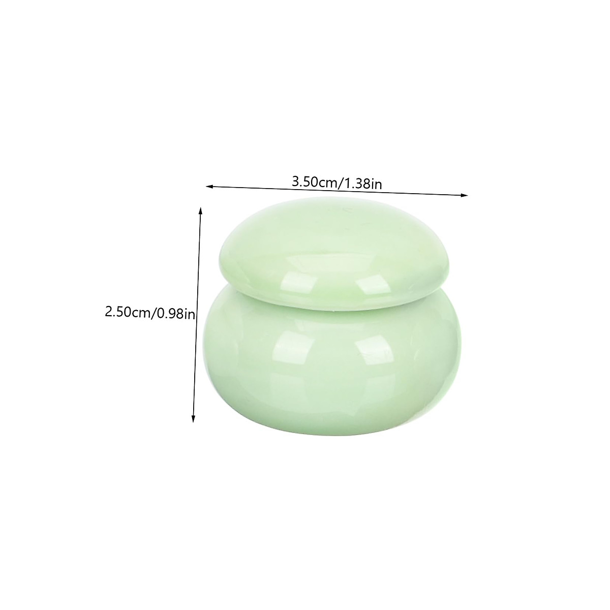 SHOWERORO 5pcs Mini Tea Cans Food Container Ceramic Storage Cans Ceramic Cookie Jar Storage Jars Ceramic Balm Jar Wooden Chanukah Ceramics Powder Decorative Jar