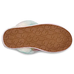 UGG Women's Scuffette Ii Watercolors Slipper, Rainbow Blend, 6