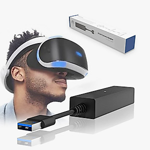 PSVR Camera Adapter for PS5 Game Console, PS VR Converter Cable for PS4 Host Camera, Play PS VR on PS5