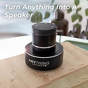 Anything Speaker PRO - Turn Anything Into A Speaker - Mini Bluetooth Travel Speaker - Bone Conduction Vibration