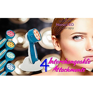 Fusion Skin Duo Red & Blue Light Therapy for Face Handheld LED Light Therapy Facial Massager Anti-Aging Wrinkle Reduction Device