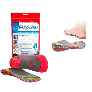 Rewind With Nature Arch Support Insoles for Men and Women, Orthotic Shoe Insoles, High Arch Support, Plantar Fasciitis Relief, Heel Pain, Overpronation, Flat Feet