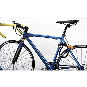 Kryptonite New York Standard Bike U-Lock, Heavy Duty Anti-Theft Bicycle U Lock Sold Secure Gold, 16mm Shackle with Mounting Bracket and Keys, Ultimate Security Lock for Bicycles E-Bikes Scooters