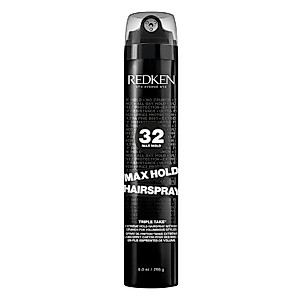 Redken Max Hold Hairspray 32 | Extreme Maximum High Hold Hairspray | Long-Lasting Lift & Body | All-Day Style Control | Dry Finish | 24 Hour Humidity Resistance | | For All Hair Types | 9 Oz