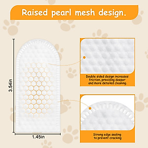 Ear Finger Wipes for Dogs & Cats, 50 Count Dog Ear Cleaner Finger Wipes, for Dirty, Waxy, Smelly Ears - Soothes & Relieves Ear Itching, All Natural Ingredients