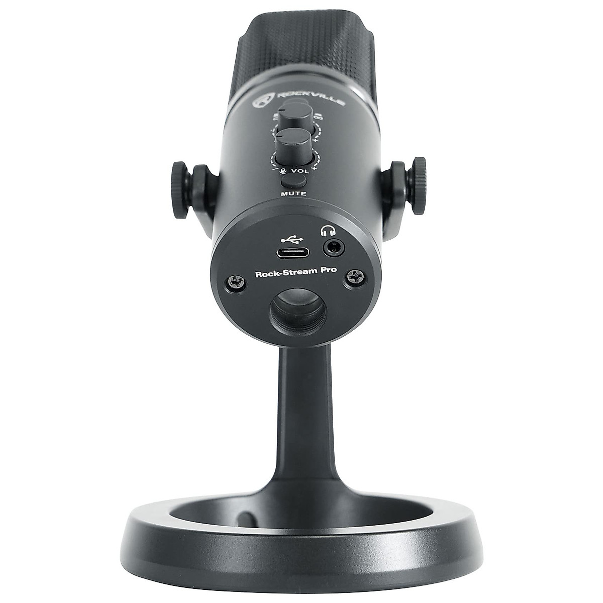 Rockville Rock-Stream PRO Gaming Streaming Recording Dual Pattern USB Microphone