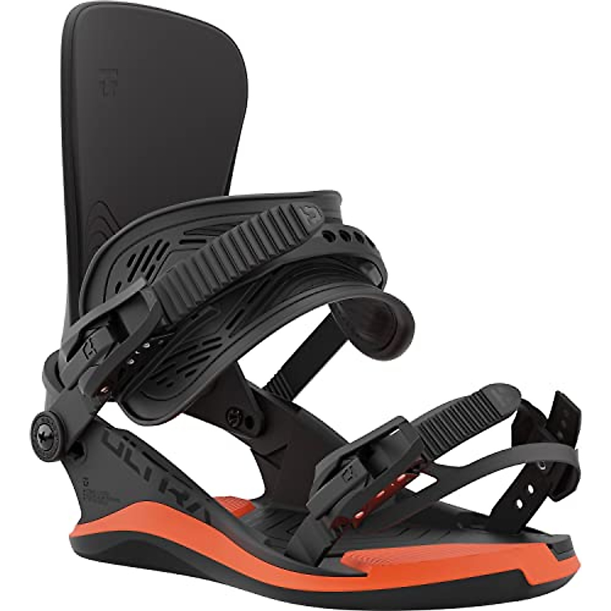 Union Ultra Mens Snowboard Bindings Black/Orange Sz L (10.5+)