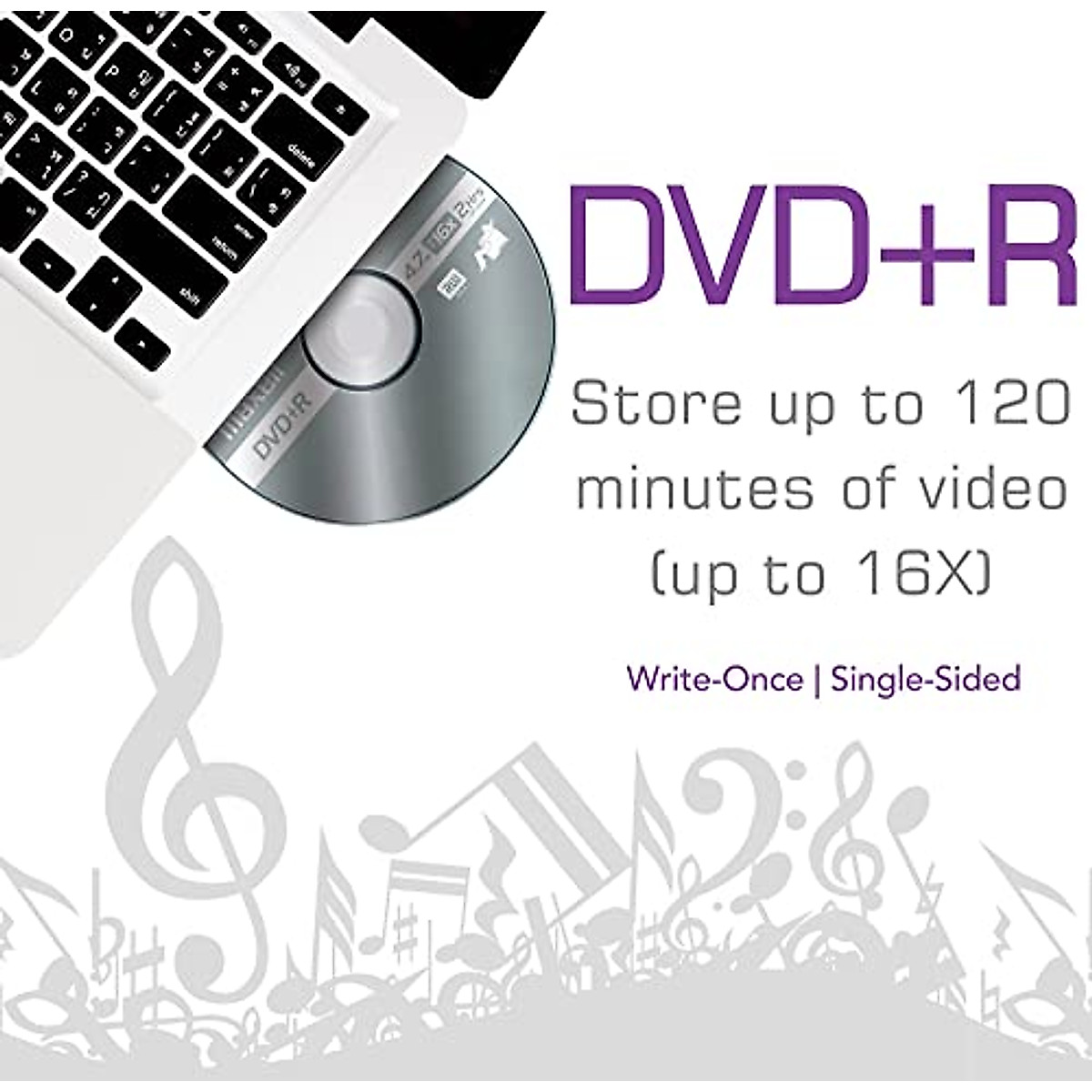 Maxell – 639031, Platinum DVD+R - High Capacity Write-Once Discs for Videos & Digital Storage - 4.7GB Storage with 16X Write Speed Up To 120 Min, Exceptional Archival Life – Pack 5