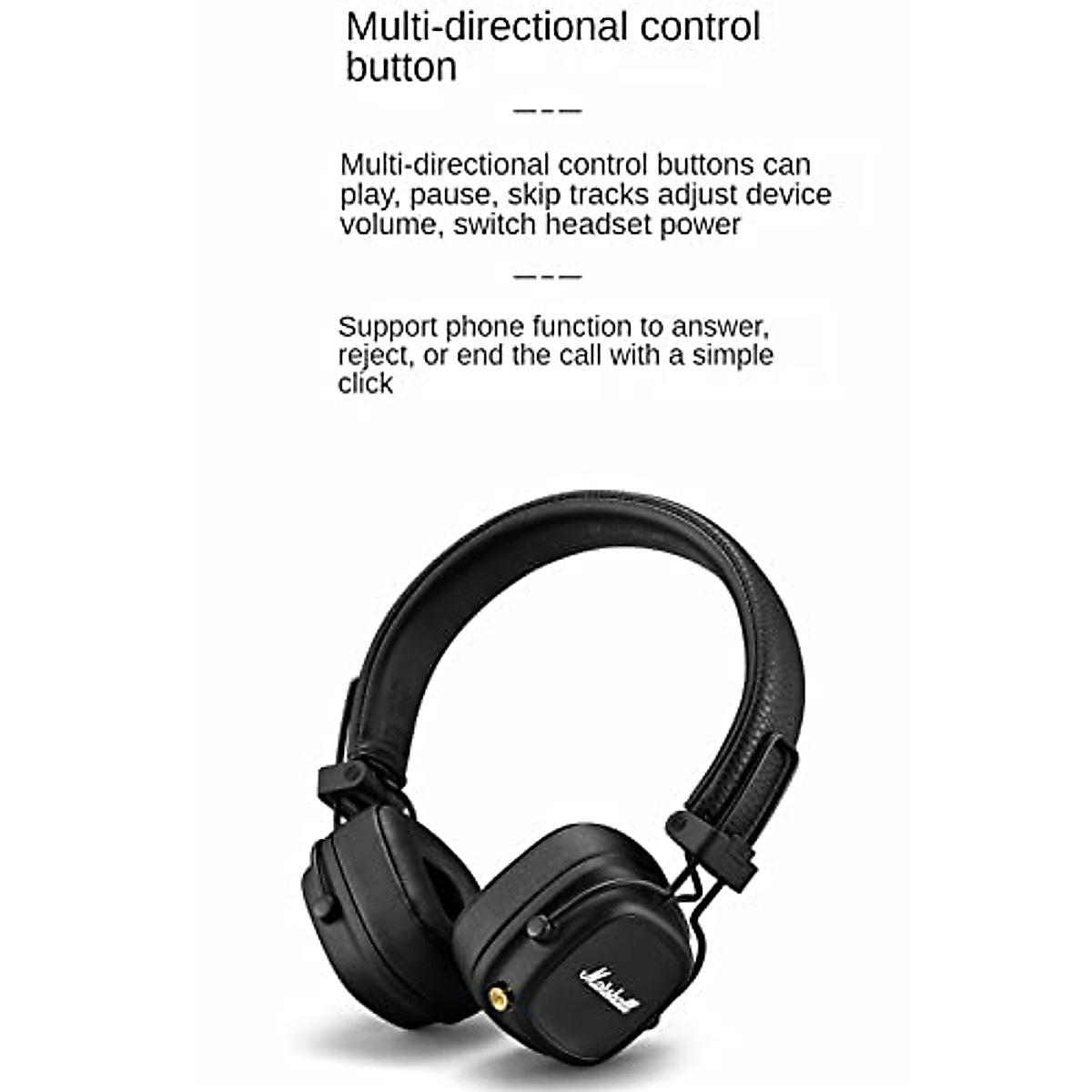 Lmminer Active Noise Cancelling Over-Ear Headphones Wireless Hi-Fi Stereo Bluetooth 5.0 Foldable Music Headset with Mic, Apt-X Low Latency, Apt-X HD, 30H Playtime,Brown