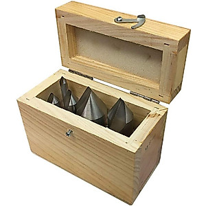 1/4-1" 90 Degree HSS Single Flute Countersink 5 Pc. Set