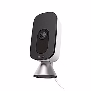 ecobee SmartCamera – Indoor WiFi Security Camera, Smart Home Security System, 1080p HD 180 Degree FOV, Night Vision, 2-Way Audio, Works with Apple HomeKit, Alexa Built In