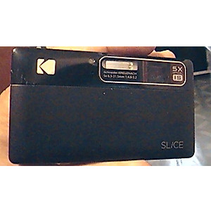 Kodak Slice 14MP Digital Camera with Schneider-Kreuznach Prism 5x Optical Image Stabilized Zoom and 3.5-Inch Touch-Screen LCD (Black)