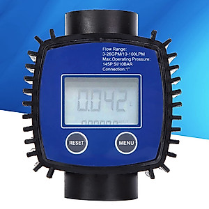 Meter, 1in Internal Thread Water Sensor Meter, High Accuracy Digital Display Flowmeter for, Gasoline, Chemical Liquid