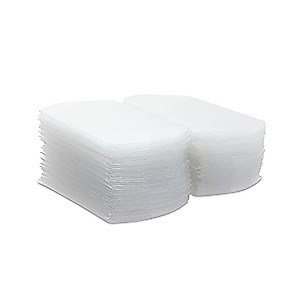 Stockroom Plus Small Clear Plastic Pillow Boxes for Candy, Party Favors (2.75" x 2.5", 100 Pack)