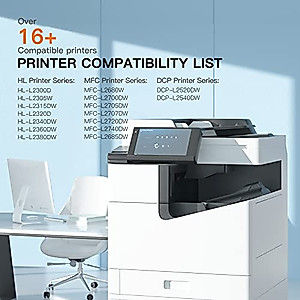 E-Z Ink (TM) Compatible Toner Cartridge & Drum Unit Replacement for Brother TN660 TN630 DR630 High Yield to use with HL-L2380DW HL-L2300D HL-L2340DW MFC-L2680W MFC-L2740DW Printer (Black, 3 Pack)