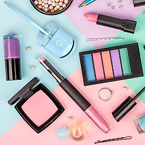 Heated Eyelash Curler by Forats, Electric Eye Lash Curlers with Comb & Eyebrow Brush, Three Heating Modes Quick Natural Curling Eye Lashes with False Eyelashes Applicator Tool