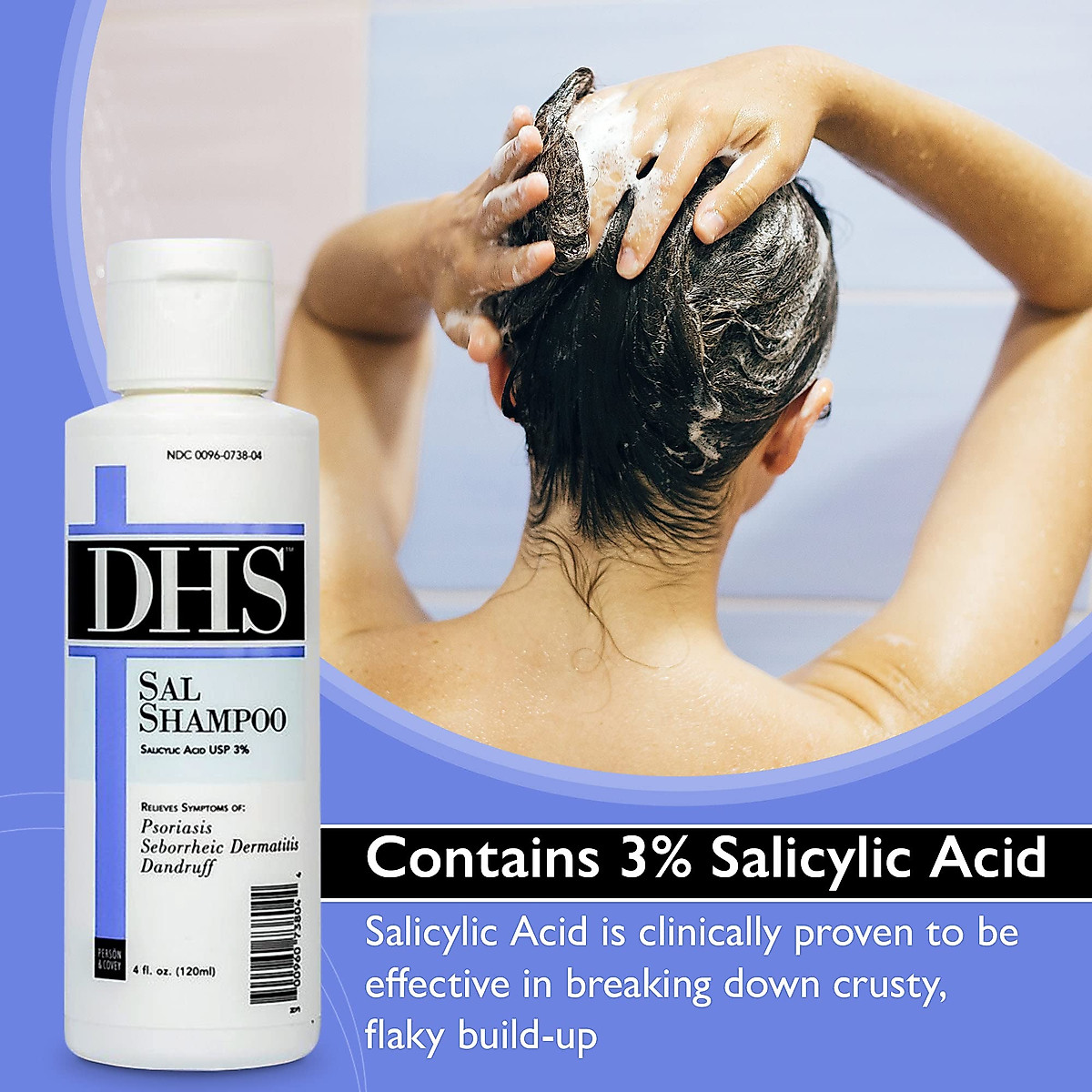 DHS SAL Shampoo 4 oz, Pack of 1