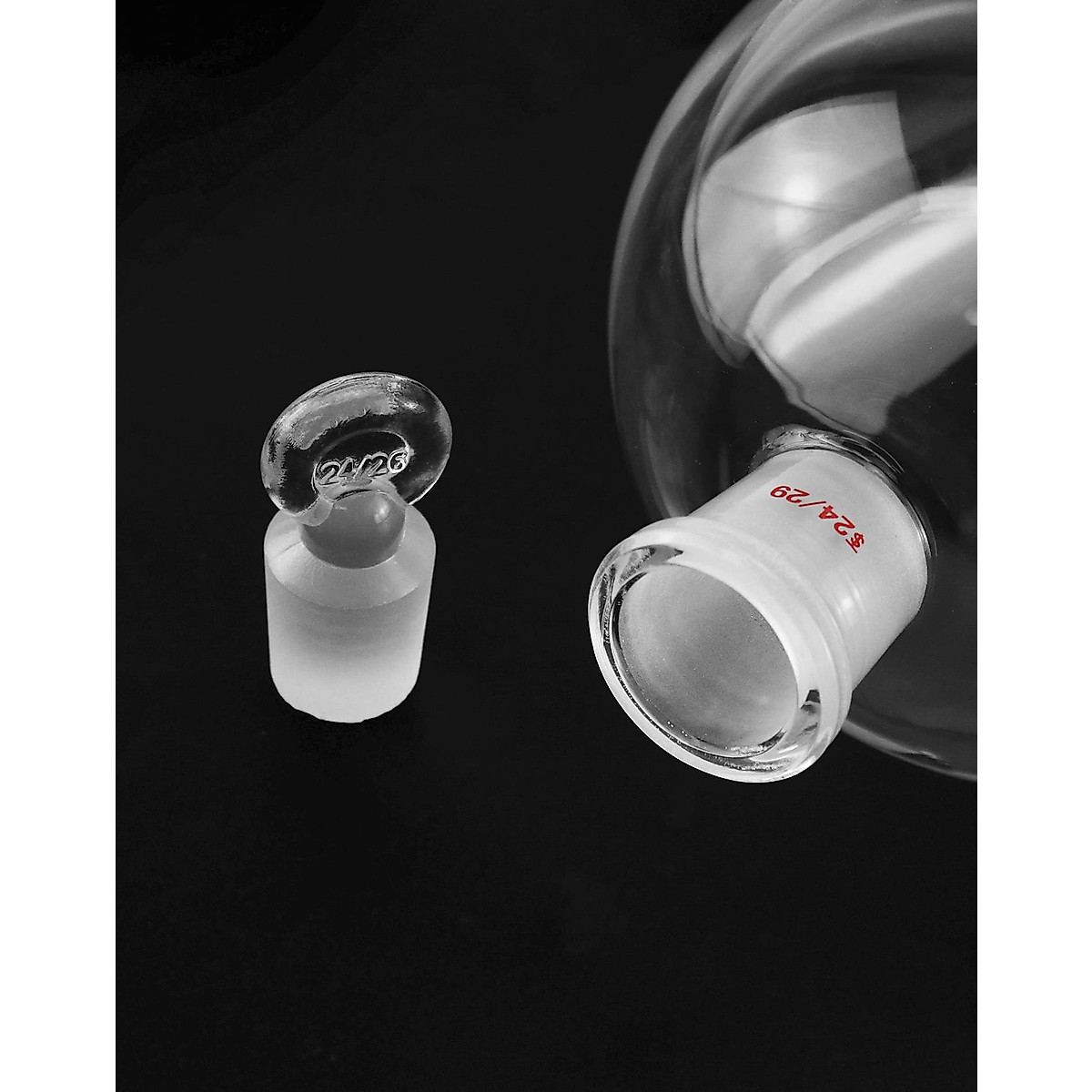 QWORK 1000ml Separating Funnel with 24/29 Joints and Stopcock