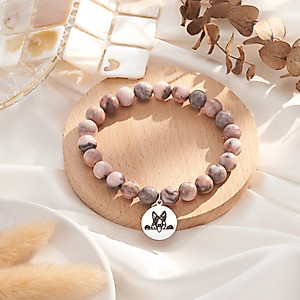 JOGDIAM Dog Mom Gifts for Women, Dog Gifts for Dog Lovers with Gift Message Card, German Shepherd Gifts Dog Mom Bracelets for Mom, Grandma, Daughter, Wife, friend, Friends