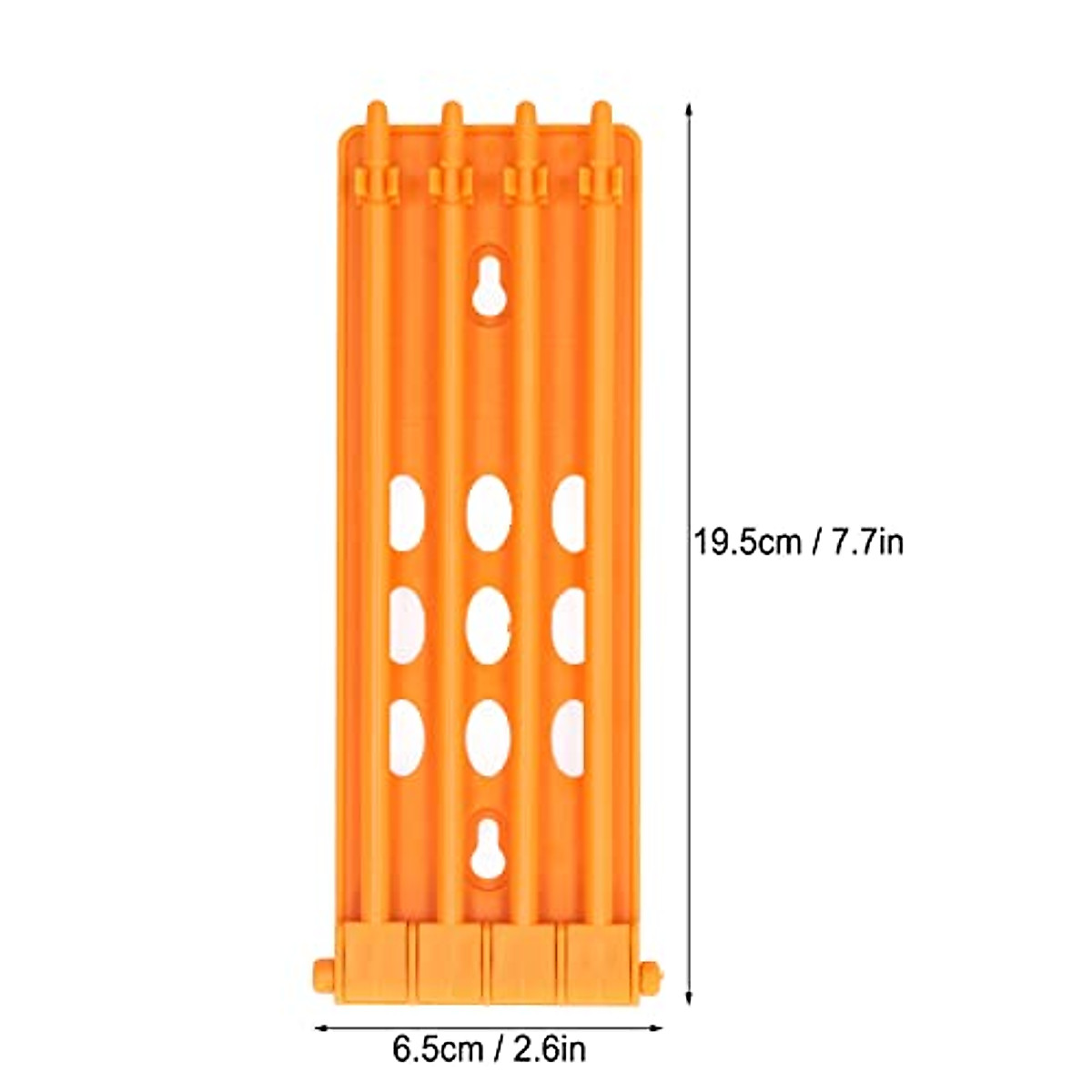 Pigeons Bands Rack Frame, Pigeons Leg Rings Holder 3Pcs Save Space 4 Column for Pigeons Farm Yellow