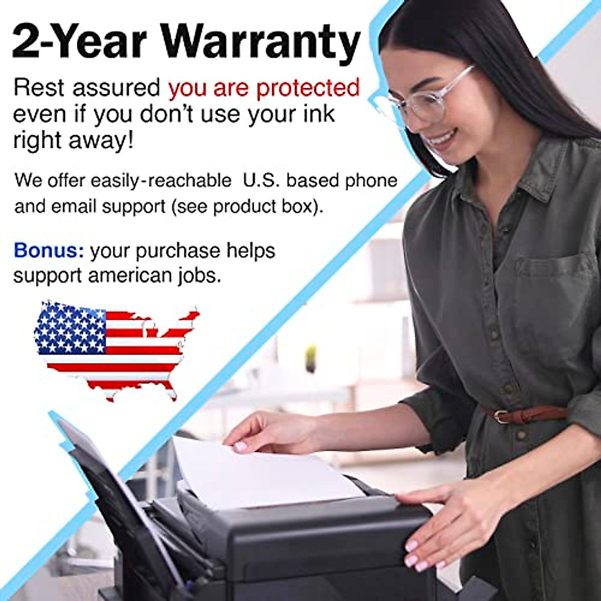 Cartlee Compatible Ink Cartridge Replacement for Xerox Workcentre 6027 Toner for Xerox 106r02759 Toner Cartridge Black Toner for Xerox Phaser 6020 6022 6025 6027 (2 Black, 1 Cyan, 1 Magenta, 1 Yellow)