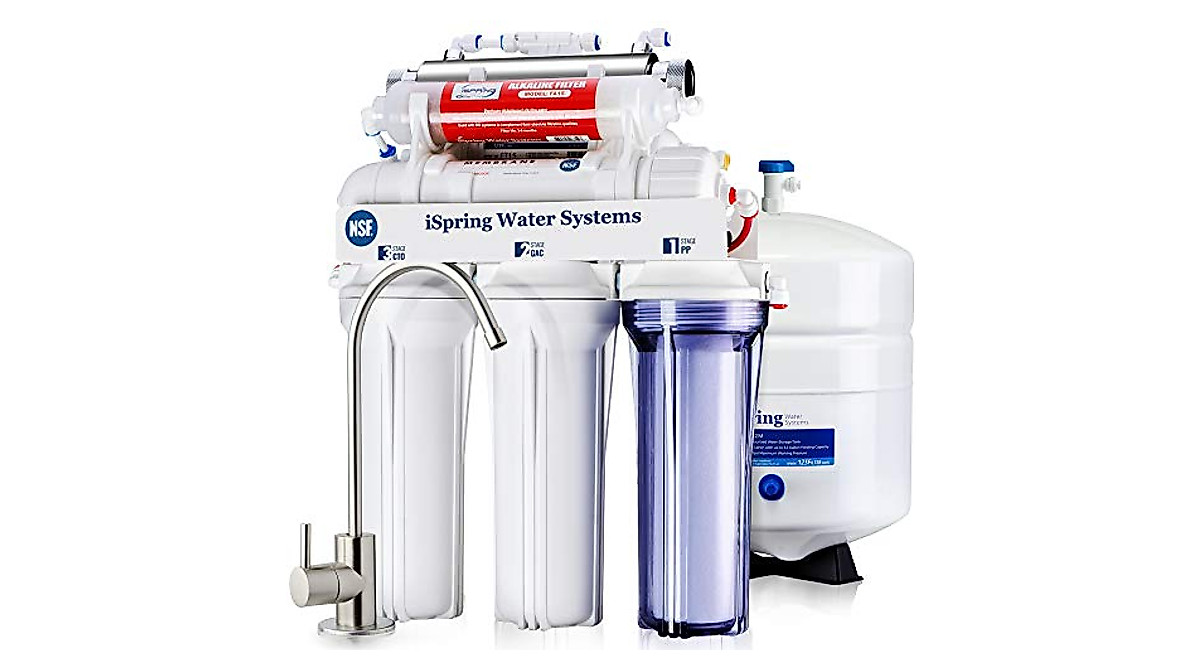 iSpring RCC7AK-UV, NSF Certified, 75GPD 7-Stage Under Sink Reverse ...