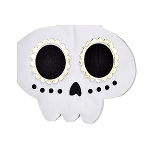 GGBOY 80 Pcs Halloween Napkins Ghost Witch Skull Pumpkin Halloween Paper Napkins, Halloween Theme Party Napkins Halloween Cocktail Napkins Halloween Napkins for Decoupage Halloween Tableware