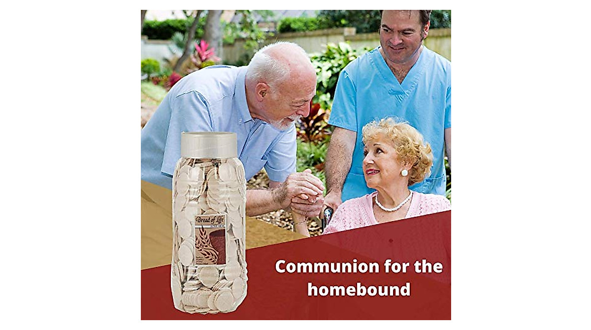 Bread of Life Altar Bread White Hosts - 1000 Pieces for Church Use