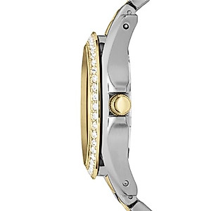 Fossil Women's Riley Quartz Stainless Steel Multifunction Watch, Color: Gold/Silver (Model: ES3204)