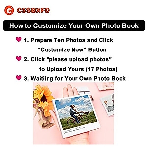 Personalized Memory Photo Album Book Custom Christmas Family Birthday Gifts for lovers kids friends idols