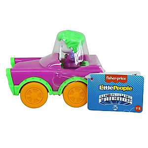 Fisher Price Little People DC Super Friends, Imaginext DC Superhero Toys, Creative, Educational Toys, Fisher Price Joker, Wheelies to Make Story Telling Times More Exciting