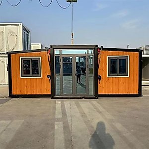 Tiny House on Wheels, Mobile Prefab Cabin, Space-Saving Home, Prefab Tiny Dwelling, 20ft 30ft 40ft for Family Gatherings, Recreational Areas, Portable Classrooms, Community Housing