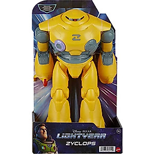 Mattel Lightyear Toys 12-in Scale Action Figure, Zyclops Robot with 11 Movable Joints, Movie Collectible