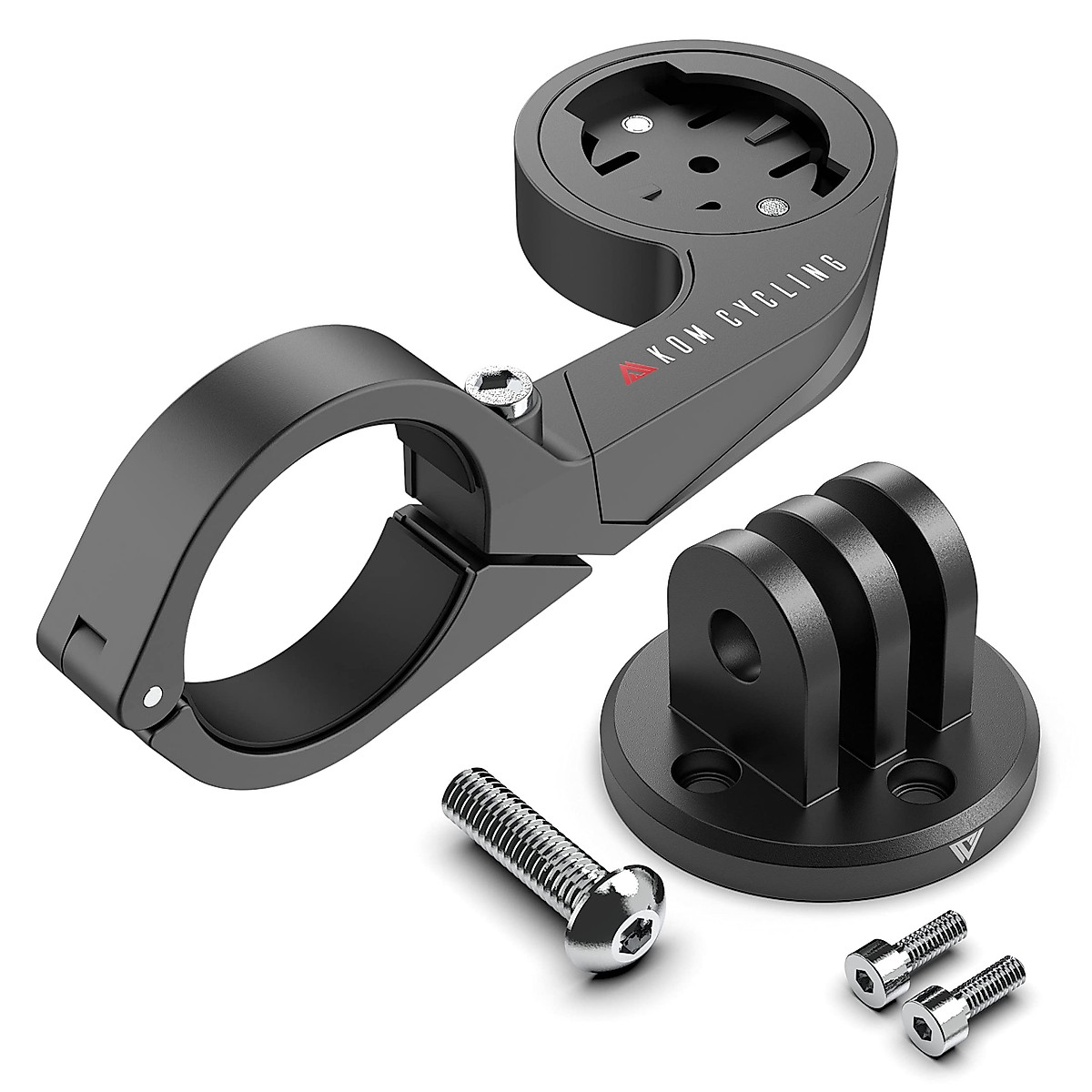 KOM Cycling Aero Garmin Bike Mount from GoPro Adapter for Garmin Bike Mounts and Wahoo Elemnt Mounts Bundle