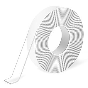 Art3d Double-Sided Tape Heavy Duty (10FT) Mounting Tape, Multipurpose Removable Adhesive Foam Tape, Reusable Transparent Tape for Paste Items, Household