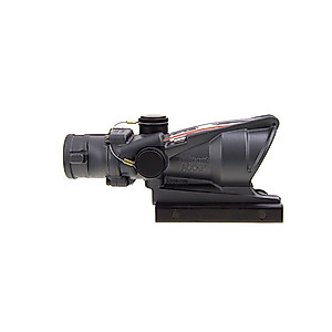 Trijicon ACOG TA31-C-100370 Dual Illuminated Red Crosshair .223 BAC Reticle with Flattop Mount, 4X 32mm, Sniper Grey