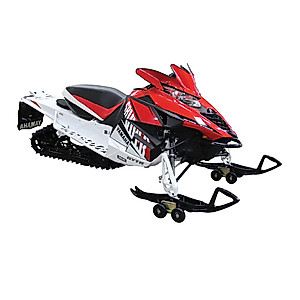 Extreme Max 5800.0200 Power Wheels Drivable Steerable Snowmobile Dollies - Standard, Fits Skis Up To 7" Wide, Off-Road Compatible,Gold