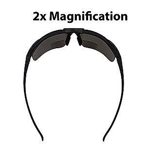 Global Vision Two Pairs of Apex 2.0 Bifocal Safety Glasses, One Pair with Clear Lenses and One with Smoked