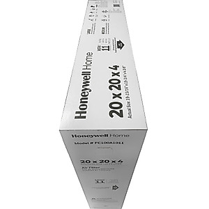 Honeywell FC100A1011-20" x 20" x 4" Pleated Air Filter, MERV 11 Bundle with Same Day Supply Filter Change Reminder (2)