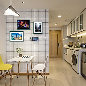 12x16 Picture Frame Diamond Painting Frames Poster Frames Made of Solid Wood,Display Pictures 10x14 with Mat or 12x16 without Mat for Photos, Paintings,Walls Decoration,Anniversary,Wedding,Christmas