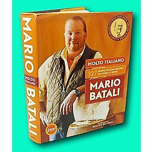 Rare 2005 Signed First Edition MARIO BATALI MOLTO ITALIANO Italian Cooking Photos [Hardcover] Mario Batali