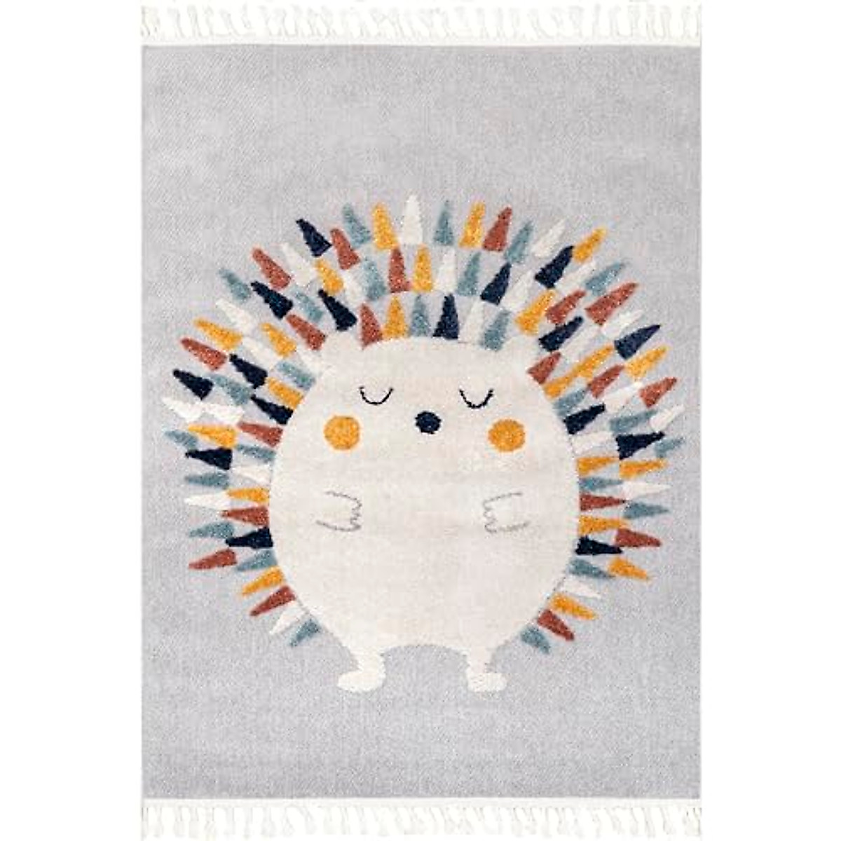 nuLOOM Amiah Graphic 4x6 Area Rug for Living Room Bedroom Dining Room Nursery Kitchen, Multicolor