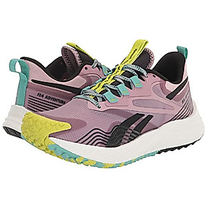 Reebok Women's Floatride Energy 4.0 Adventure Running Shoe, Infused Lilac/Semi Classic Teal/Acid Yellow, 9