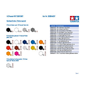 Tamiya 300014057 Honda VFR 750R 1987 Motorradmodell Bausatz 1:12 Vehicle 14057 VFR750R Motorbike Model Kit, Brown, Mittel