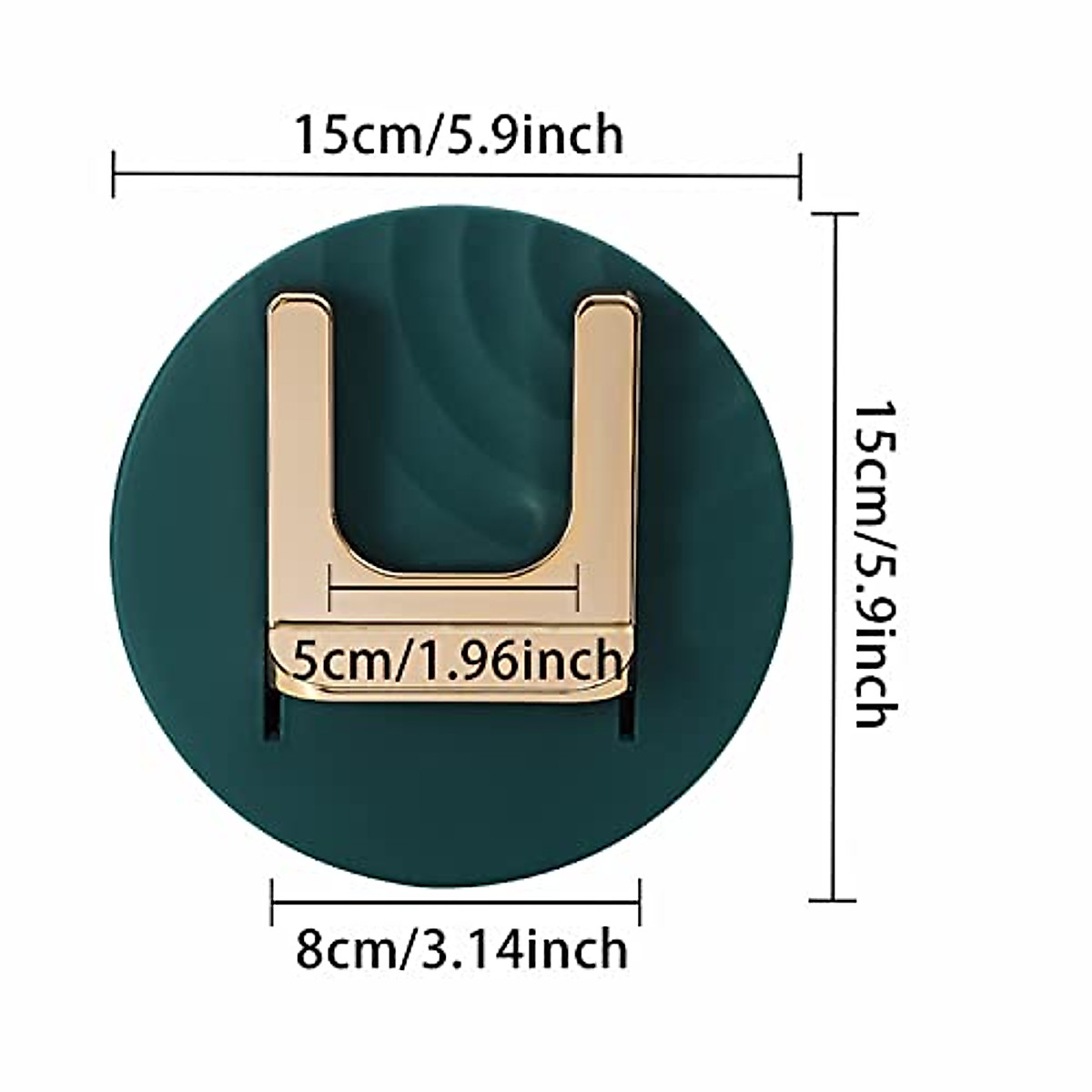 2 PCS Hair Dryer Holder, Bathroom Adhesive Blow Dryer Holder, Wall Mounted Hair Dryer Rack, No Drilling Dryer Rack for Blow Dryer Cabinet Door Hair Care Styling Tool Organizer