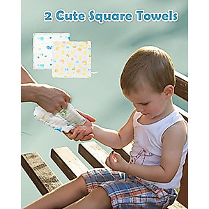 Lictin Baby Bibs for Boy or Girl - Baby Bibs for Eating, Long Sleeve Bib, Waterproof Toddler Bibs, 0-24 Months Neutral Baby Smock, Reusable Infant Baby Bibs for Feeding Teething or Weaning 5 Pcs