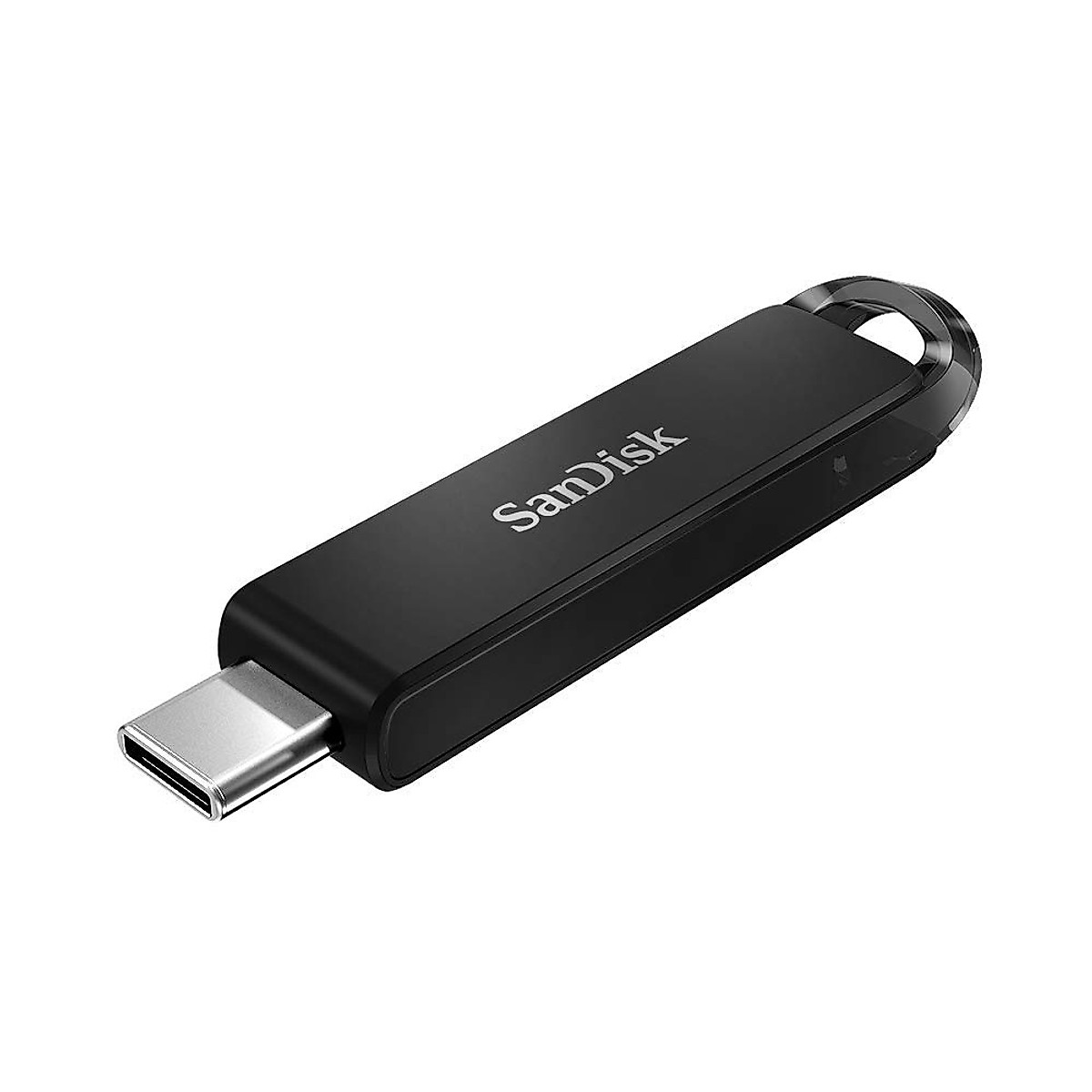 SanDisk Ultra USB Type-C Flash Drive 128GB (SDCZ460-128G-G46) Bundle with (1) Everything But Stromboli Lanyard