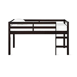 Dorel Living Milton Junior Twin Loft Bed, Espresso