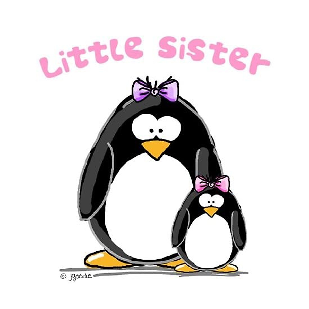 CafePress Little Sister Penguin Mug Ceramic Coffee Mug, Tea Cup 11 oz